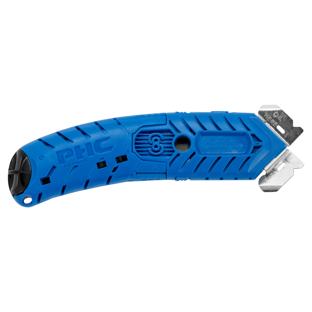 S8 Ambidextrous Safety Cutter w/ Fixed Metal Guards - Pacific Handy Cutter