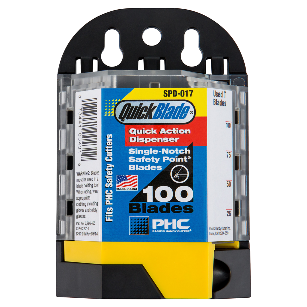 SPD-017 Quickblade® Dispenser with SP-017 Safety Point Utility Blades ...