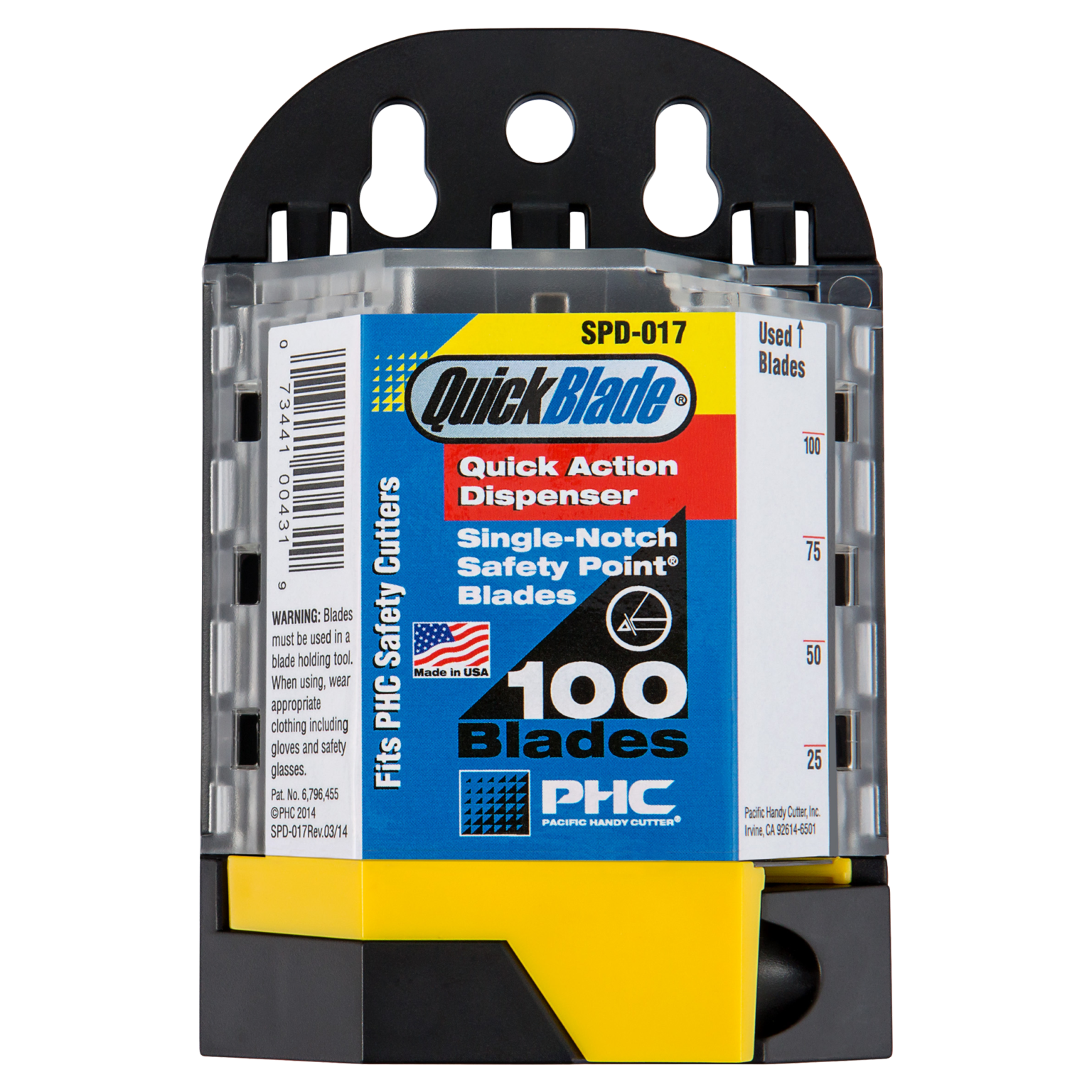 S8 Ambidextrous Safety Cutter w/ Fixed Metal Guards - Pacific Handy Cutter