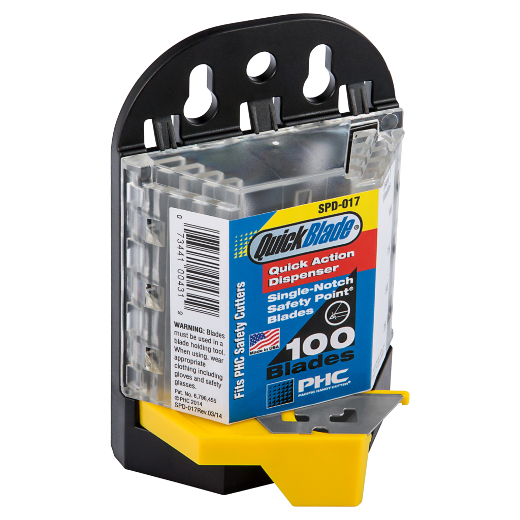 SPD-017 Quickblade® Dispenser with SP-017 Safety Point Utility Blades ...